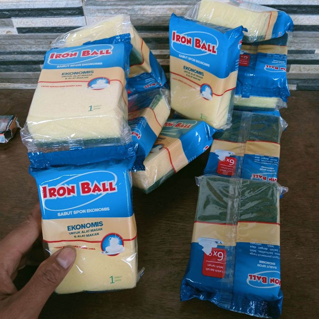 Jual Spons Busa Cuci Piring IRON BALL Jumbo - Sabut Cuci Piring ...