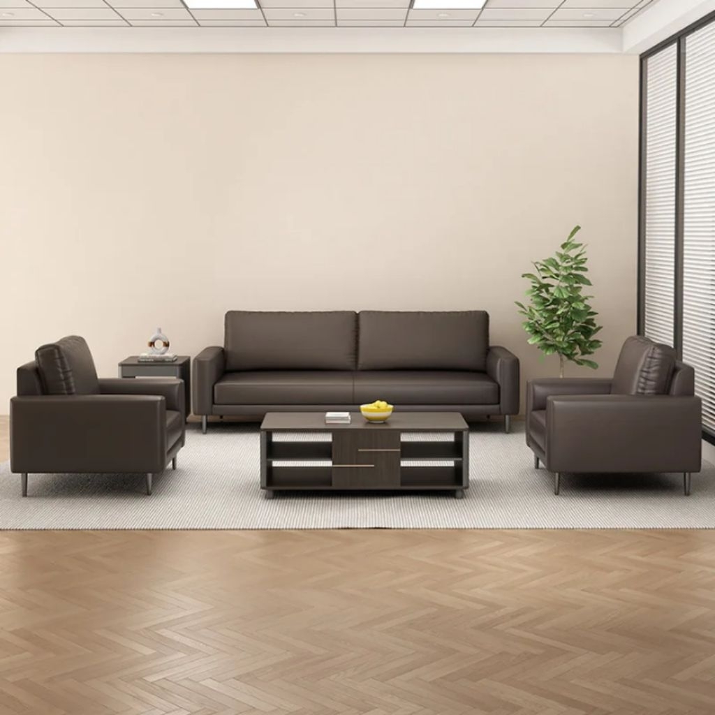 Jual sofa kantor Elegant 3+1+1 desain mewah nyaman untuk ruang tamu dan ...