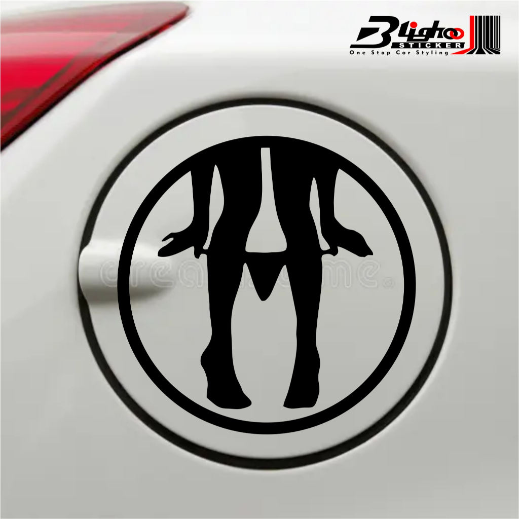Jual Blighoo - Cutting Sticker Mobil Cover Tangki Wanita Sexy Unik ...