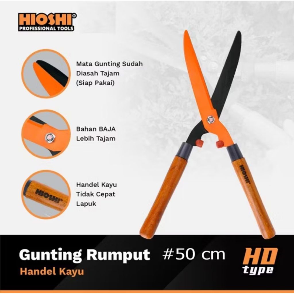 Jual Gunting PAGAR Rumput Gagang KAYU Taman Kebun | Shopee Indonesia