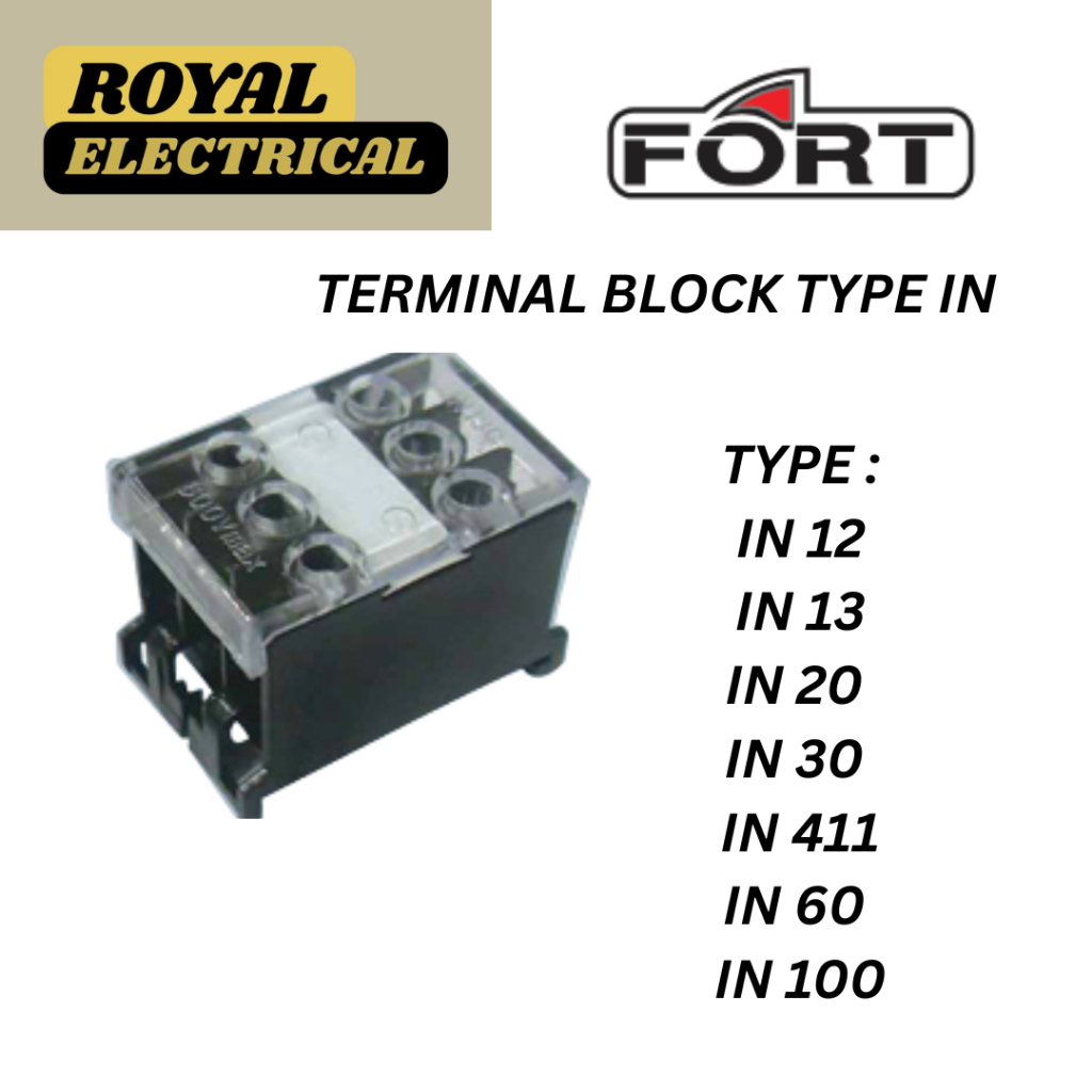 Jual FORT TERMINAL BLOCK TYPE IN - TYPE IN 100 | Shopee Indonesia