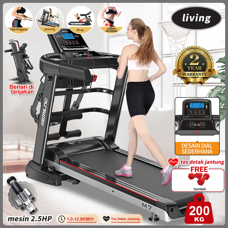 Jual LiVing Motorized Treadmill 3.0HP Listrik Alat fitness treadmill ...