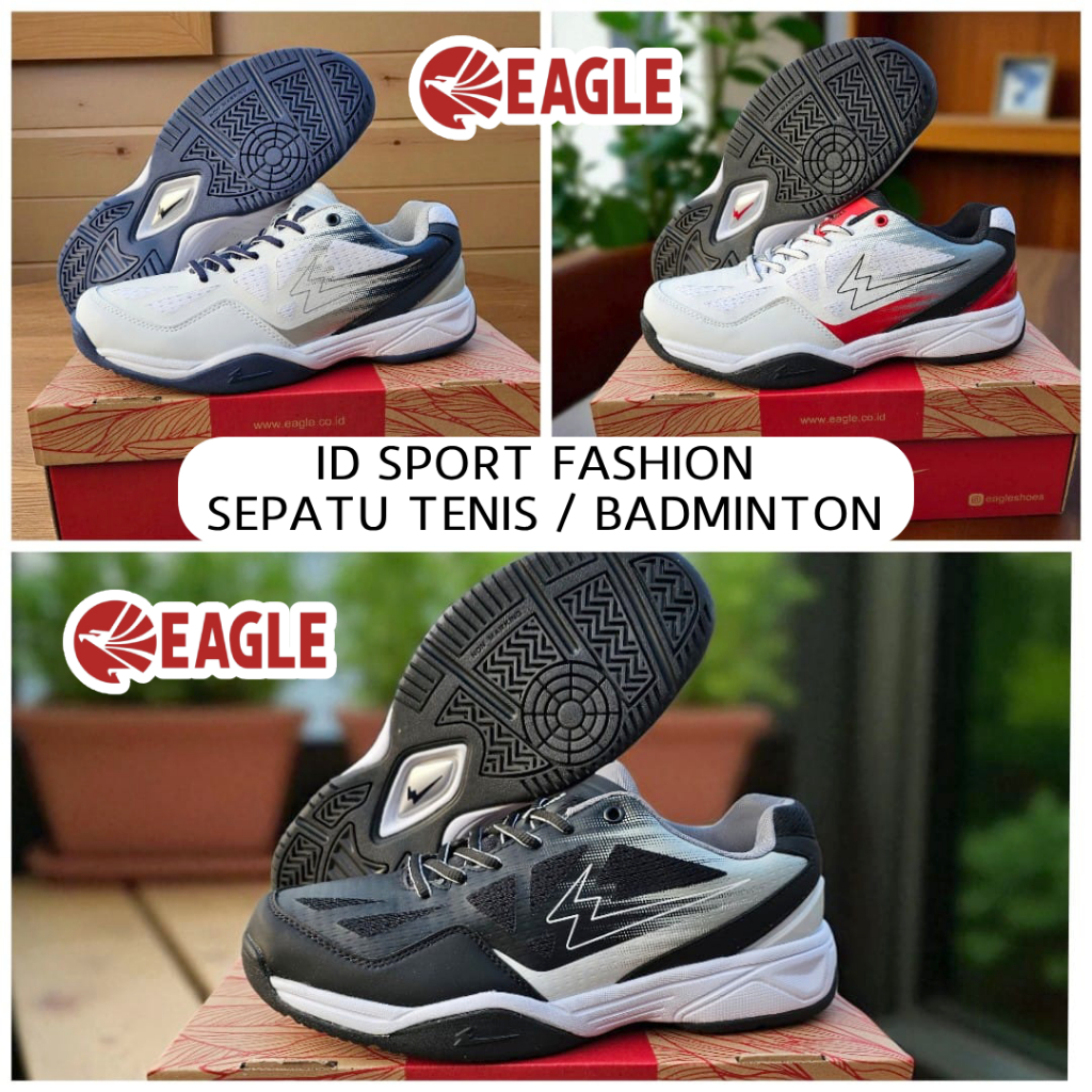 Jual FREE ONGKIR ORIGINAL EAGLE WINNER SHOES TENNIS BADMINTON PADEL ...