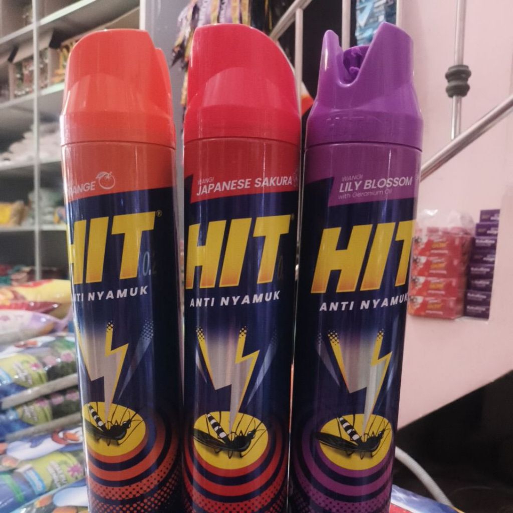 Jual HIT AEROSOL Obat nyamuk semprot 600ml All varian | Shopee Indonesia