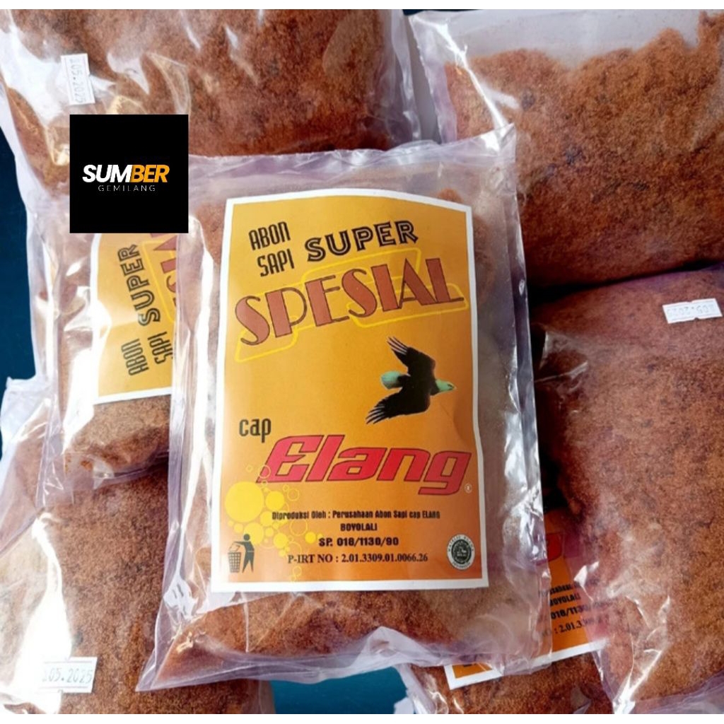 Jual abon sapi super spesial cap elang 250 gram | Shopee Indonesia