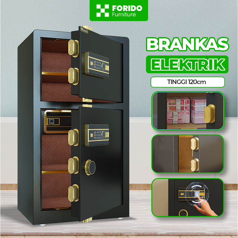 Jual Brankas Uang Brankas Besar Elektrik Ukuran 120cm Include Pin dan ...