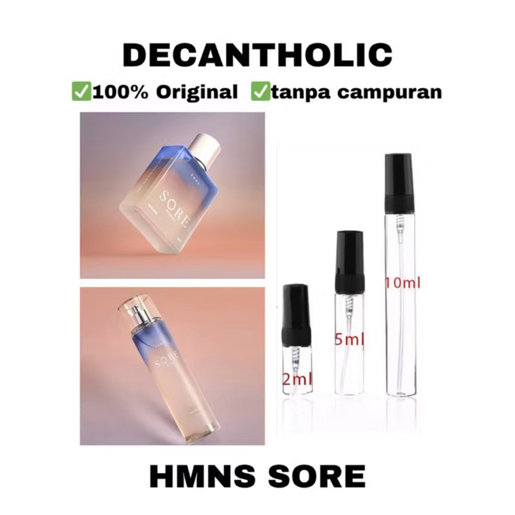 Jual DECANT HMNS SORE ETERNA DAN ZENA | Shopee Indonesia