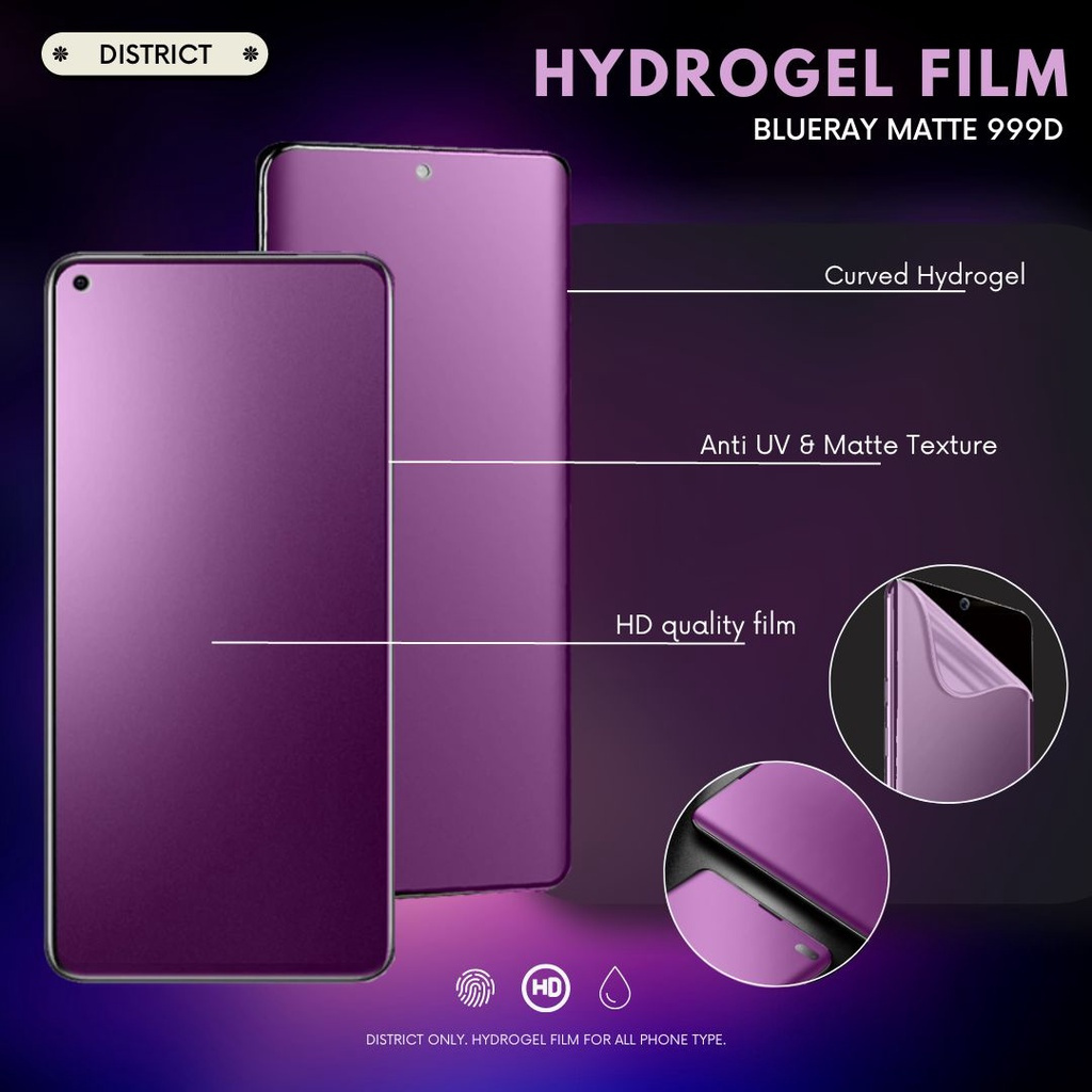 Jual Hydrogel Blue Matte MOTOROLA MOTO EDGE 50 5G / MOTO EDGE 50 FUSION ...