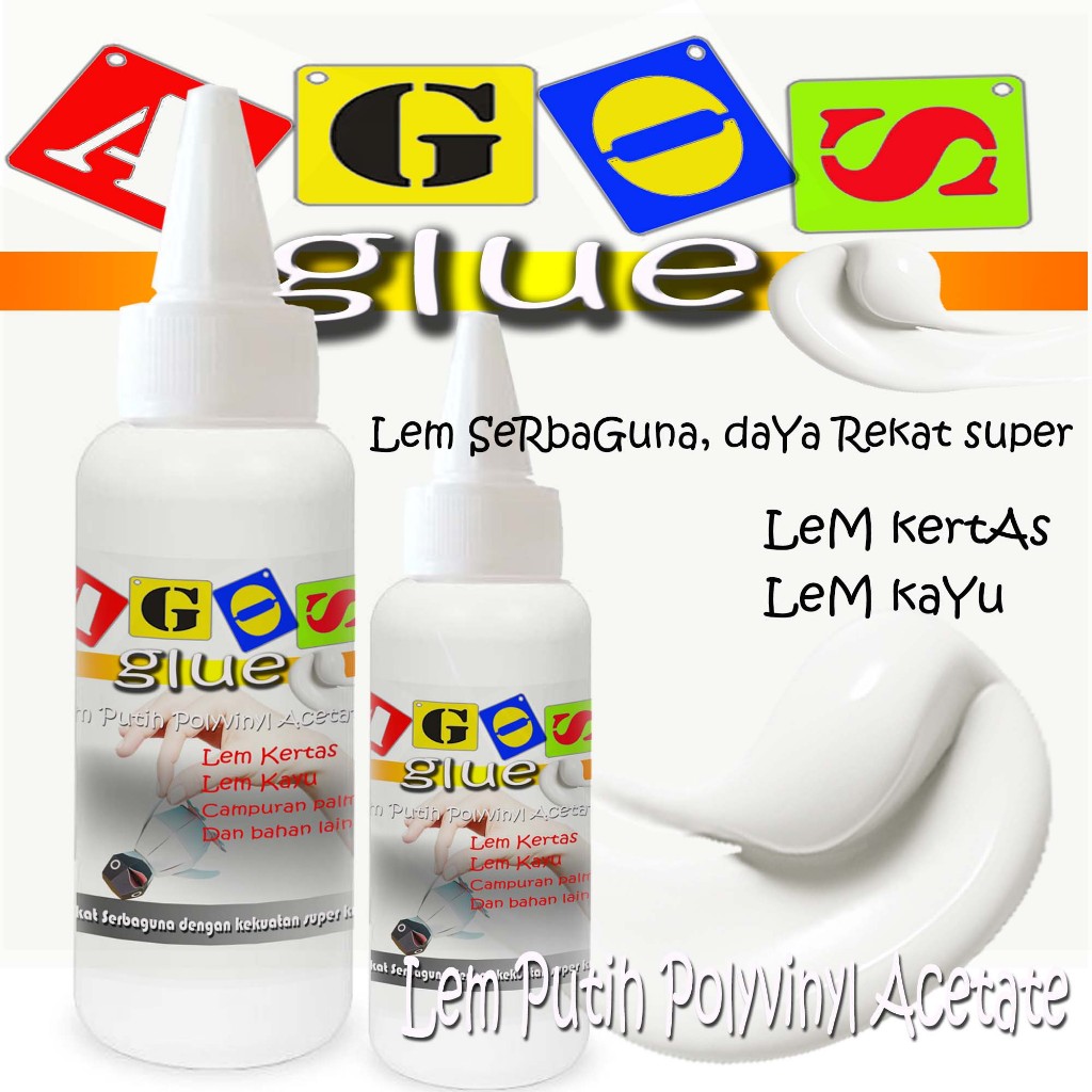 Jual Perekat kertas Lem kertas putih lem kayu lem putih daya rekat kuat mulai 60g sampai 250g ...
