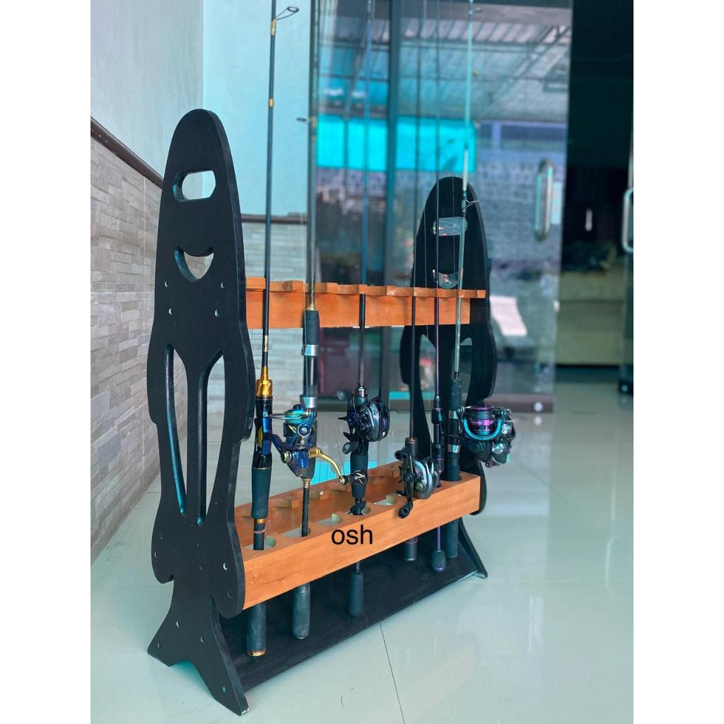 Jual OSH Stand Joran/ Rak Pancing/Rak Joran Standing Isi 16 Slot ...