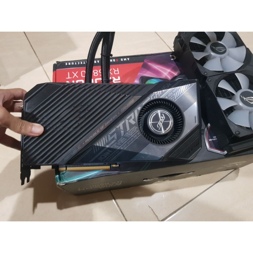 Jual AMD RX 6800XT 16GB Asus Rog Strix LC OC VGA PC CPU Gaming | Shopee ...