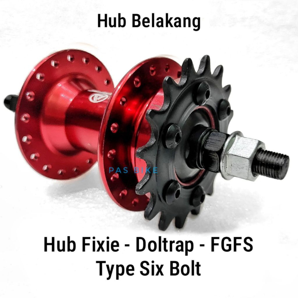 Jual Rear Hub Fixie Doltrap Skid tipe Six Bolt 36 H | Shopee Indonesia