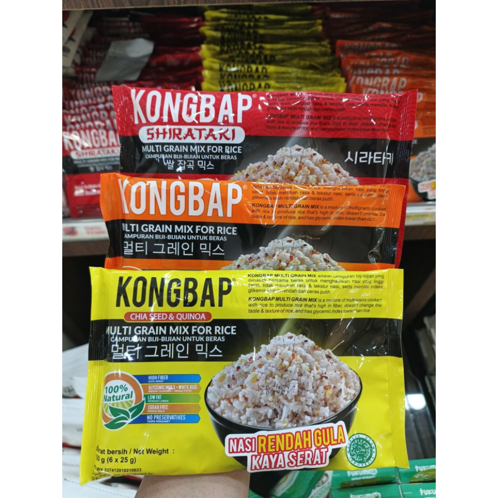 Jual ALL VARIAN KONGBAP MULTI GRAIN MIX 150 G | Shopee Indonesia