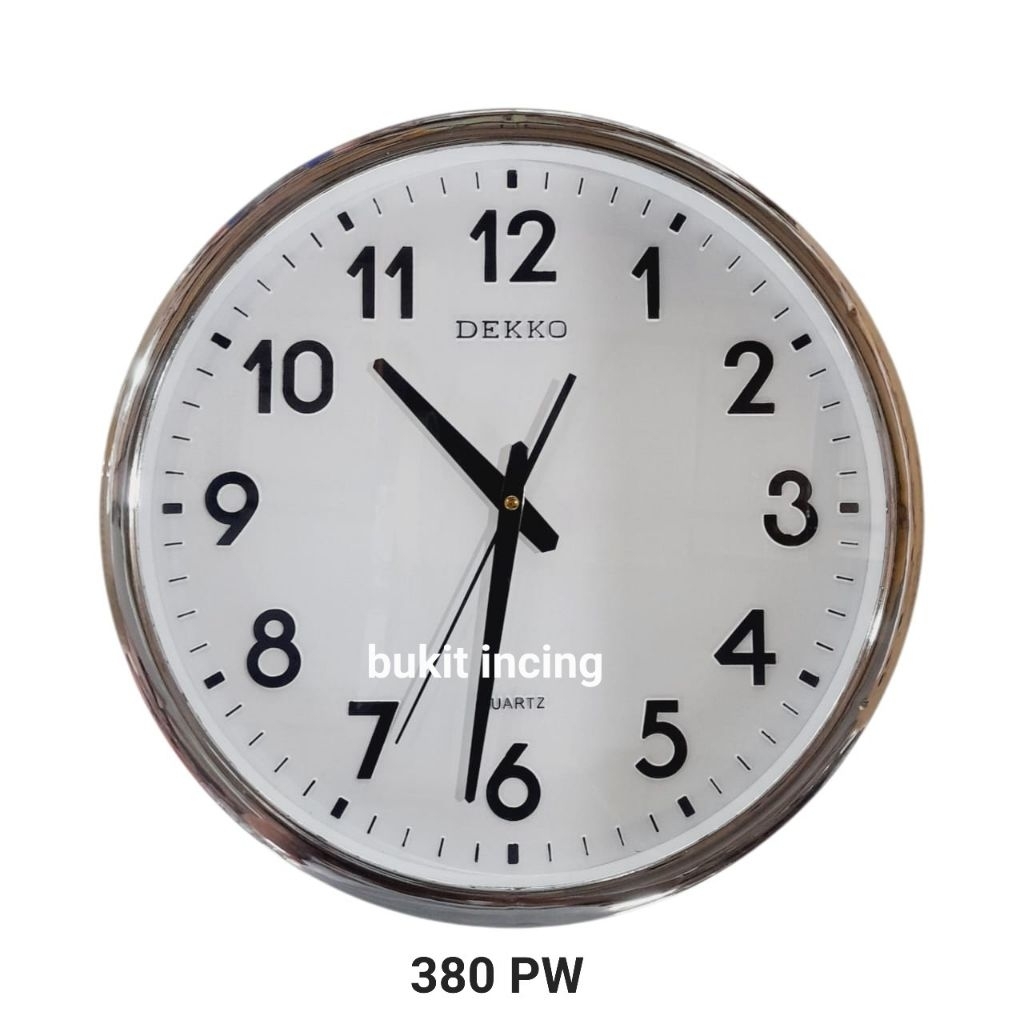Jual Jam Dinding Polos Besar Diameter 40 Cm Angka Timbul Minimalis ...