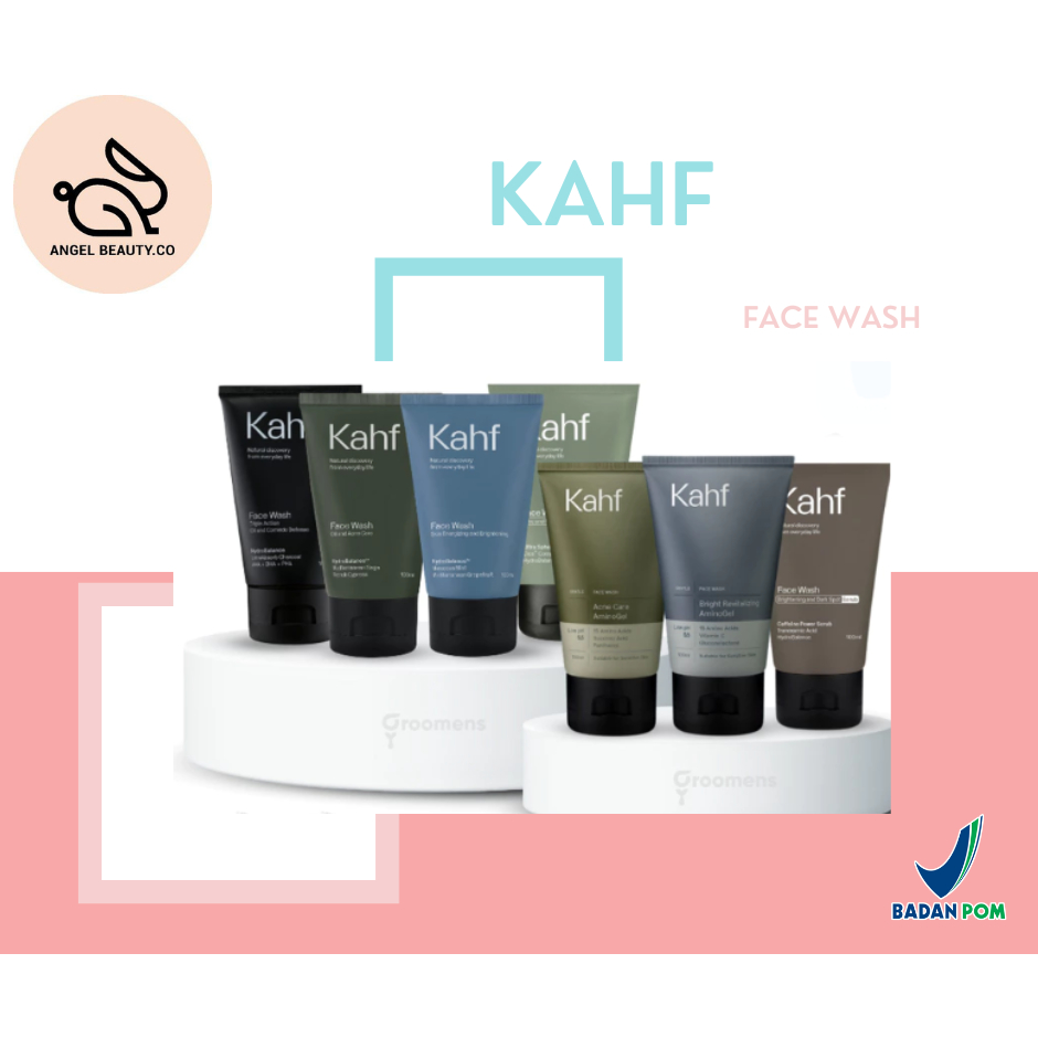 Jual Kahf Men Face Wash 100ml / Kahf Face Wash / Kahf Facial Wash 100 ...