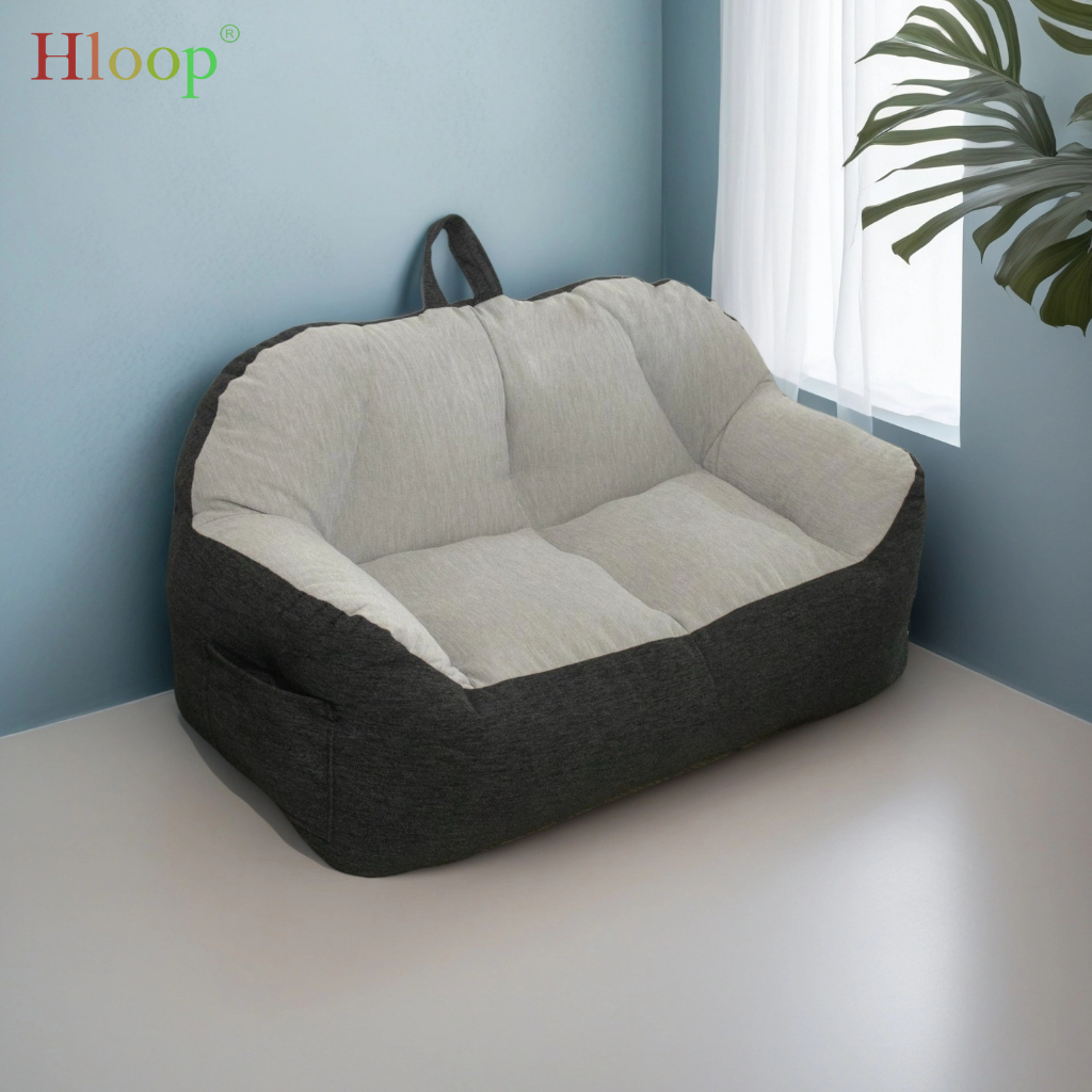Jual HLOOP Rainbow Couple Beanbag/sofa kursi cafe/sofa 2 seater ...