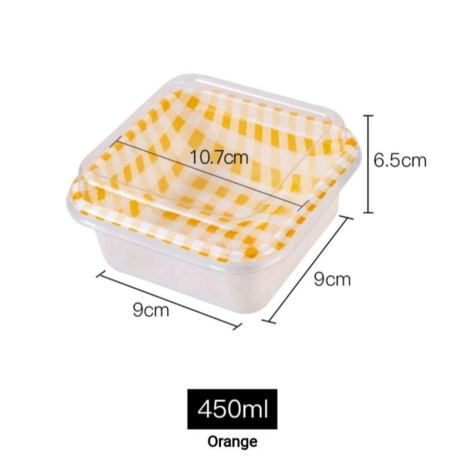 Jual MDLBake 10pcs PERSEGI PANJANG KUNING Dessert Cake Box Kue Bolu ...