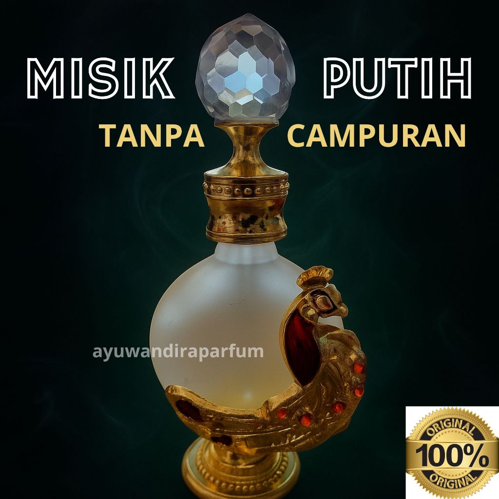 Jual Minyak Misk Putih 100% Murni & Original Non Alkohol Model Merak ...