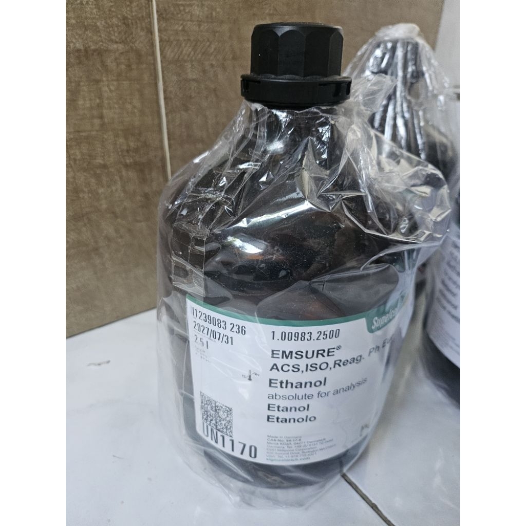 Jual Ethanol / Etanol / Alkohol Pro Analisis Kemasan REPACK MERCK | Shopee Indonesia
