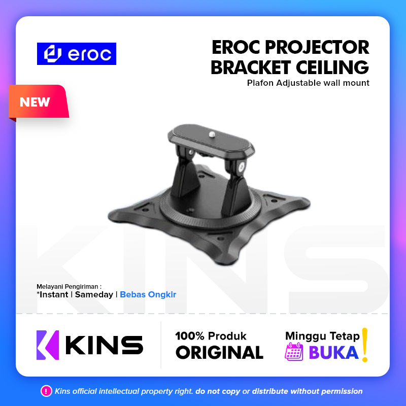 Jual Eroc Bracket Proyektor Ceiling Proyektor Gantung Plafon Adjustable ...
