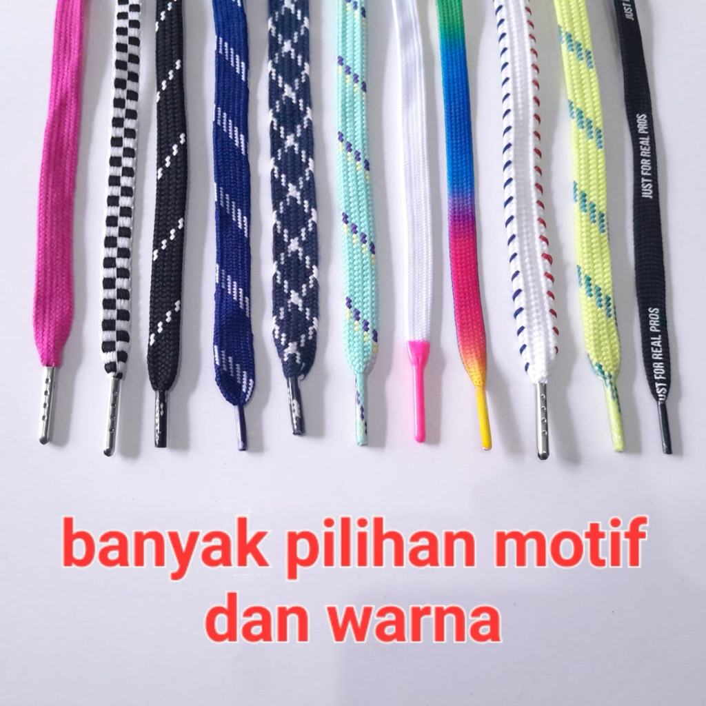 Jual Tali sepatu macam-macam warna dijual per pasang(2pcs tali) panjang ...