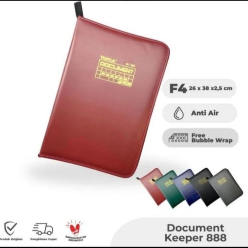 Jual Topla Dokumen Keeper Folio isi 20 File/map ijazah Clear Holder ...