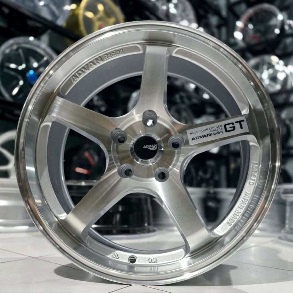 Jual velg mobil r17 ADVAN GT FLOW FORMING LEBAR 7,5 ET 40 velg racing ring 17 velg racing mobil ...