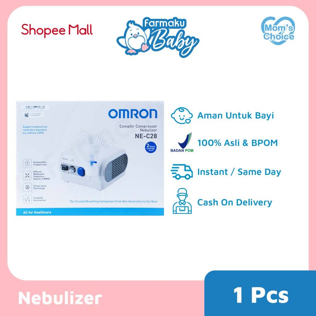 Jual Omron Compressor Nebulizer NE-C28 | Shopee Indonesia