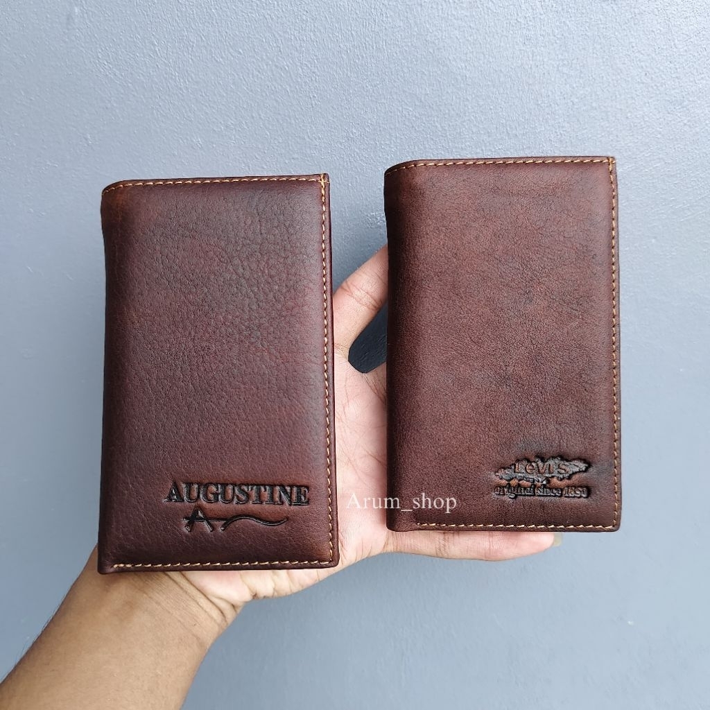 Jual Dompet 3/4 kulit asli garansi resmi dompet kulit asli model ...