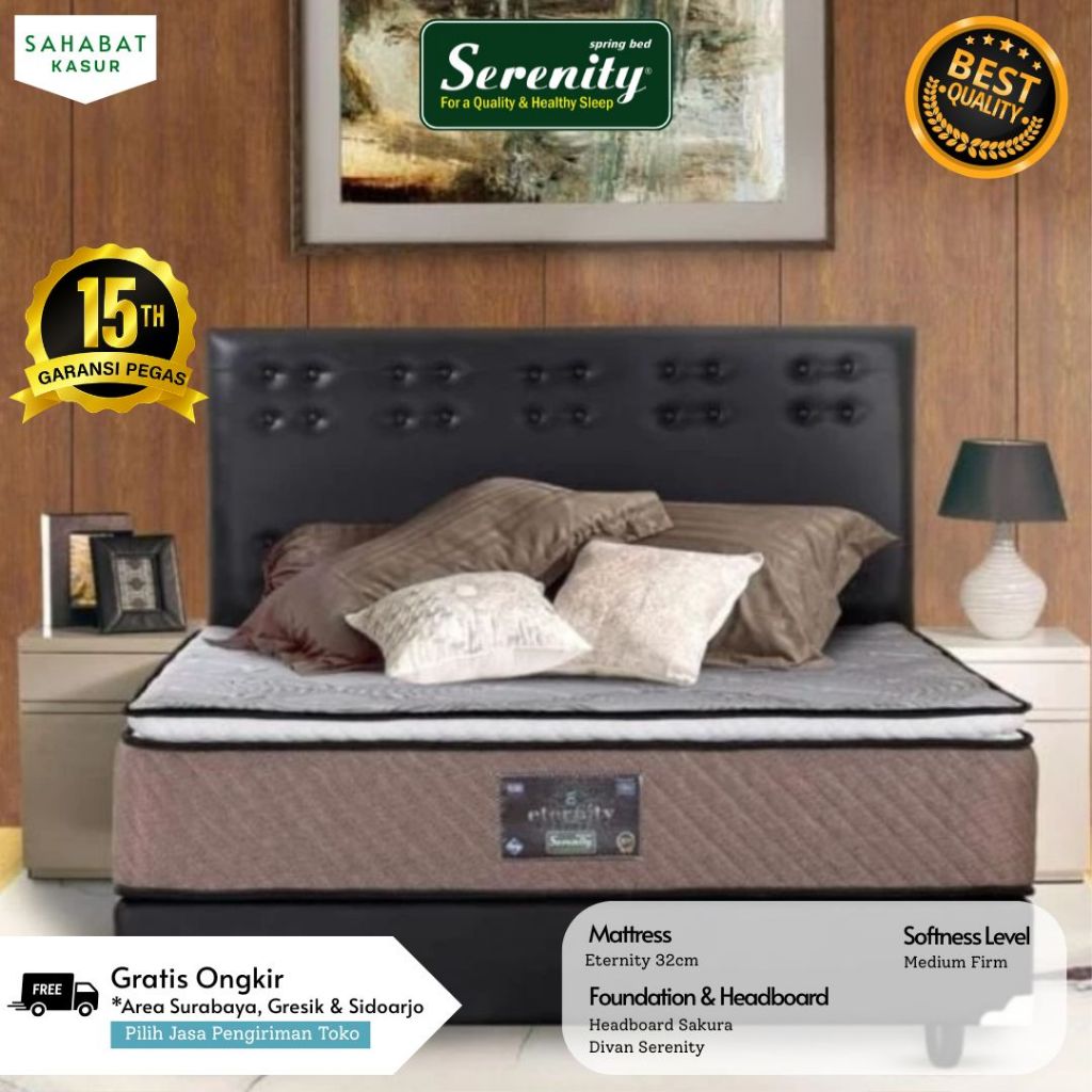 Jual KASUR SERENITY ETERNITY by ELITE SPRINGBED | Kasur Serenity Elite ...