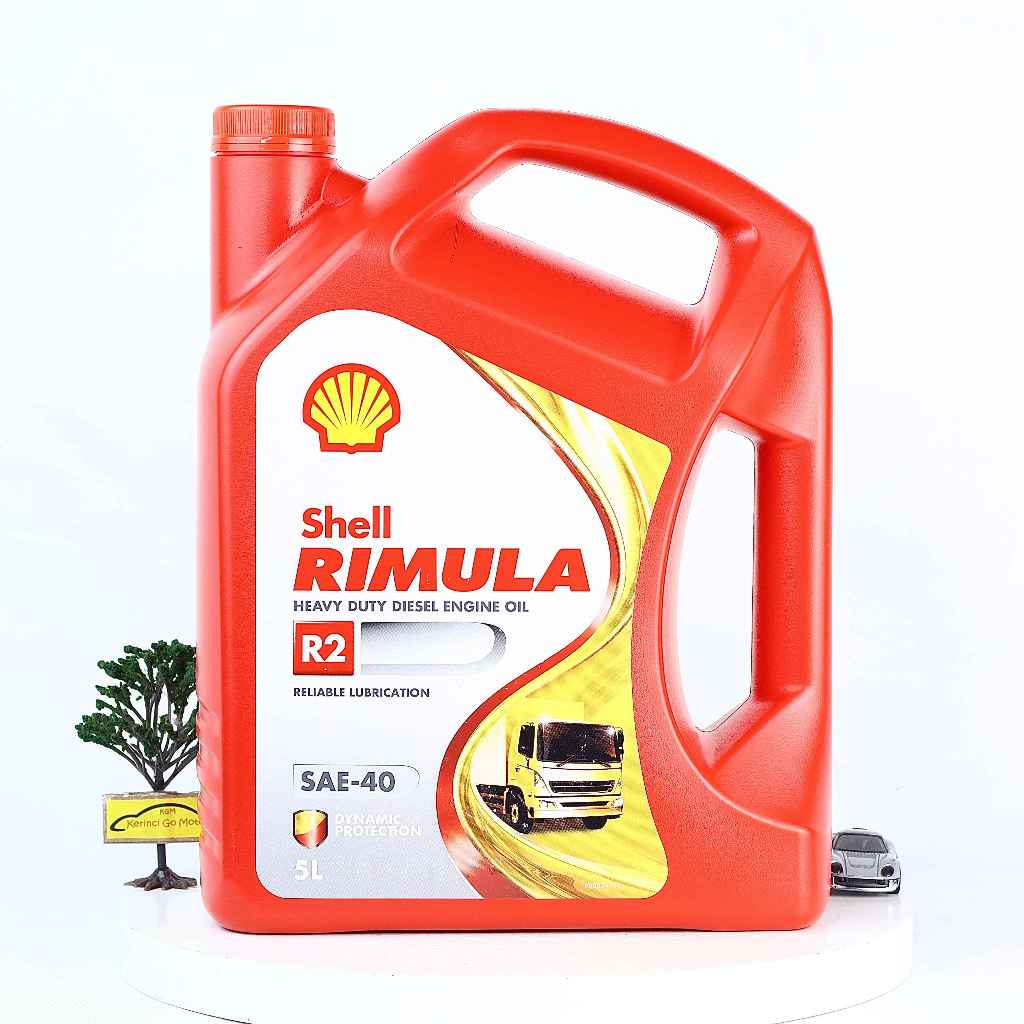 Jual Shell Rimula R2 SAE 40 5 Liter Api CF Oli Mobil Mesin Diesel ...