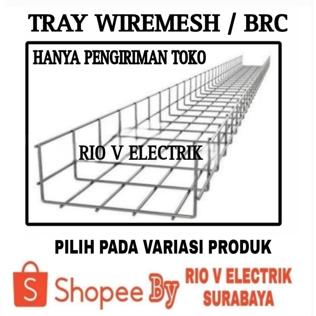 Jual KABEL TRAY BRC 100X50X3000 RAK CABLE CAGE WIREMESH Galvanis OCP ...