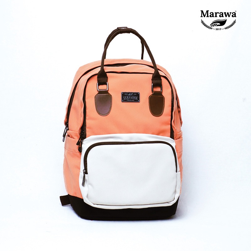 Jual MARAWA Koda - Keira Backpack Tas Ransel Tas Laptop Handmade Salmon ...