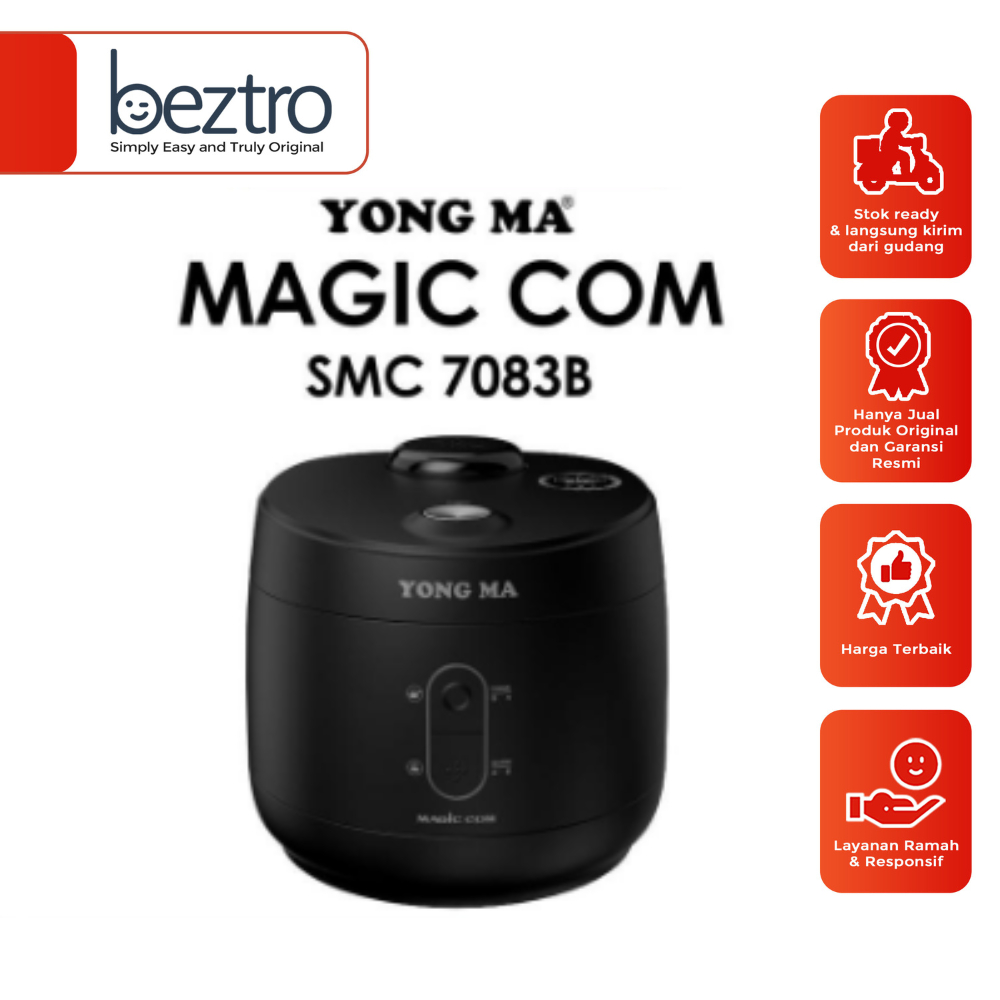 Jual YONG MA Rice Cooker SMC 7083B – Magic Com Manual 1.8 Liter 400 ...