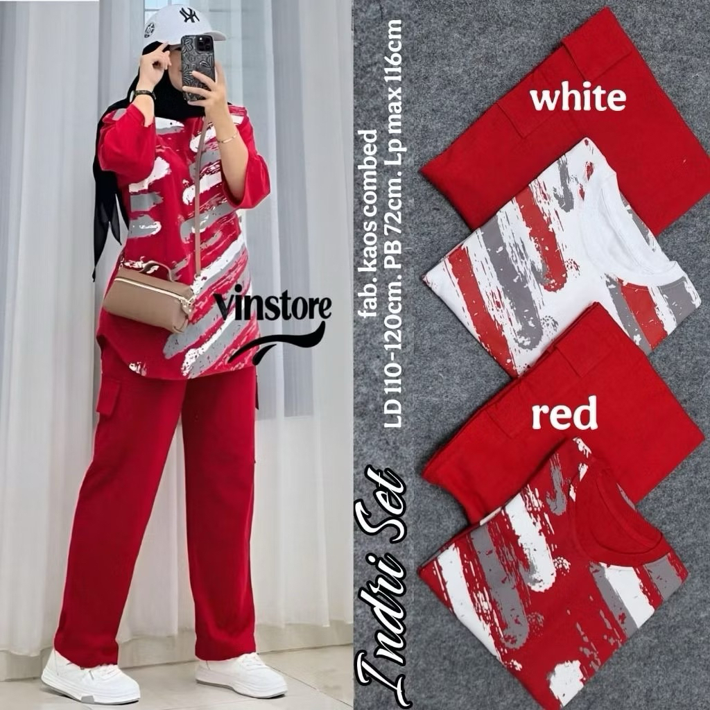 Jual INDRI SET (MERAH PUTIH 🇮🇩 TEMA KEMERDEKAAN) by Vinstore | Shopee Indonesia