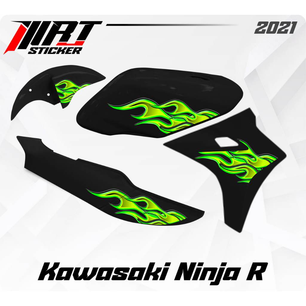 Jual Striping NInja R - Stiker Trasnparan Ninja R Api Vol 3 (Sudah ...