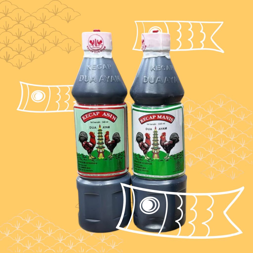 Jual Kecap Manis | kecap asin cap Dua Ayam 335ml Halal | Shopee Indonesia