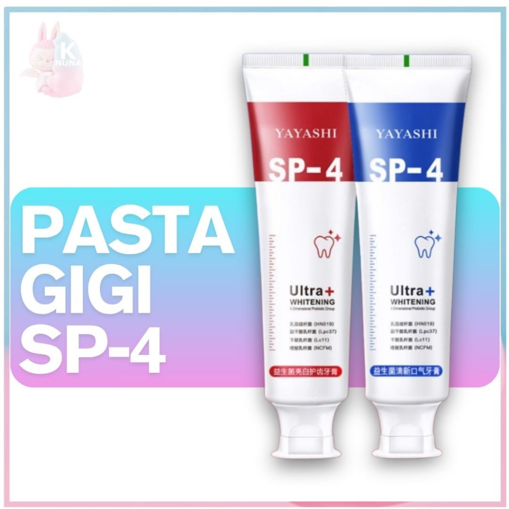 Jual YAYASHI Pasta Gigi SP-4 Probiotik Penghilang Noda & Karang Gigi ...