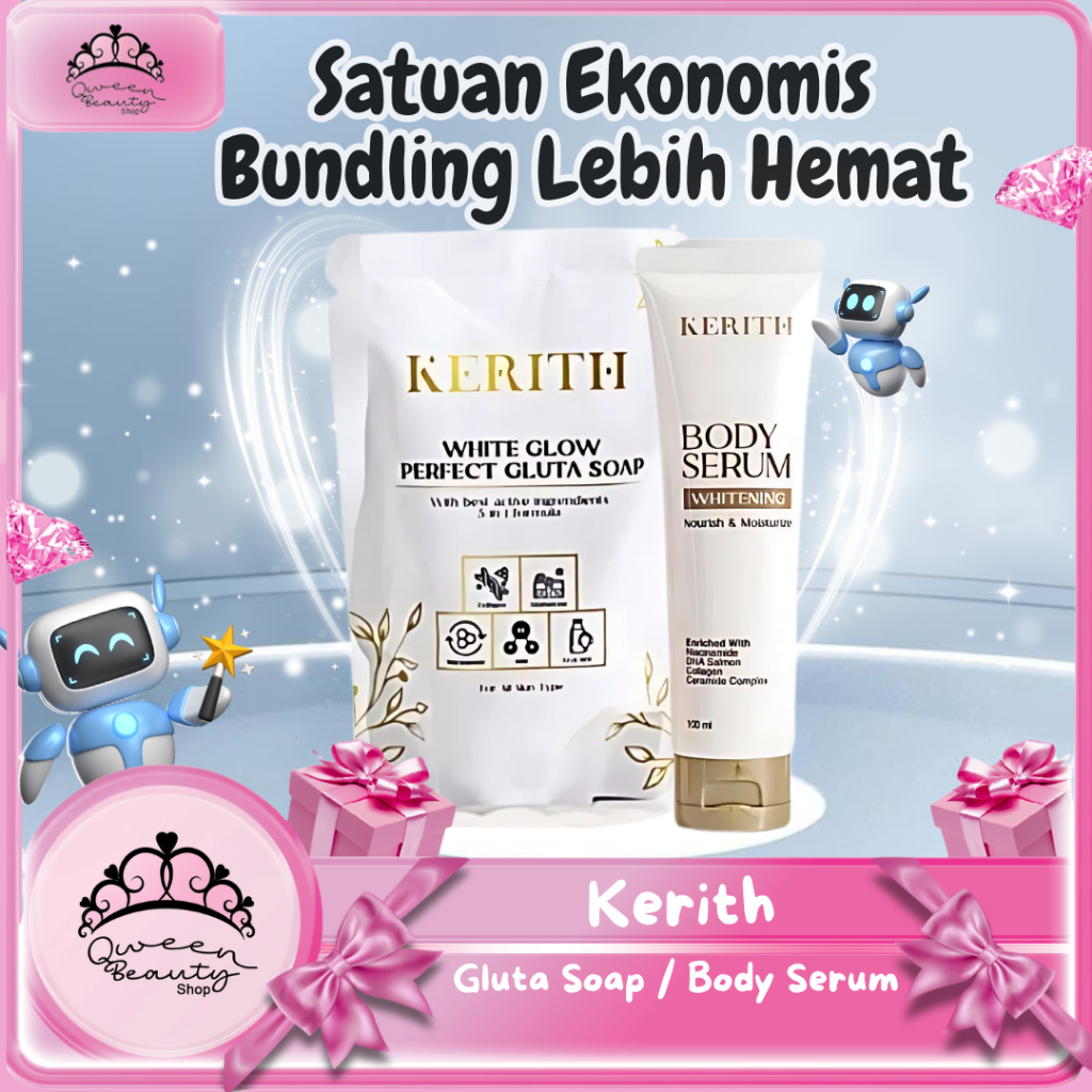 Jual {ADA BUNDLING!!} (SATUAN) Kerith White Glow Perfect Gluta Soap ...