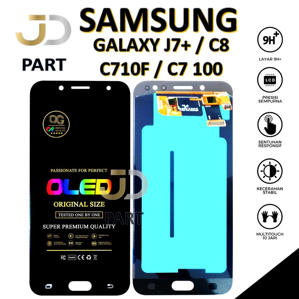 Jual LCD TOUCHSCREEN SAMSUNG GALAXY J7+ / C8 / C710F / C7 100 ORIGINAL ...