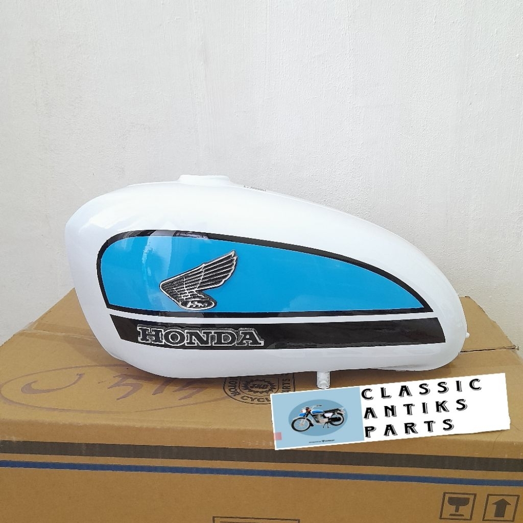 Jual Promo Tangki CB 100 Gelatik Dilan PUTIH BIRU Tengki CB murah ...