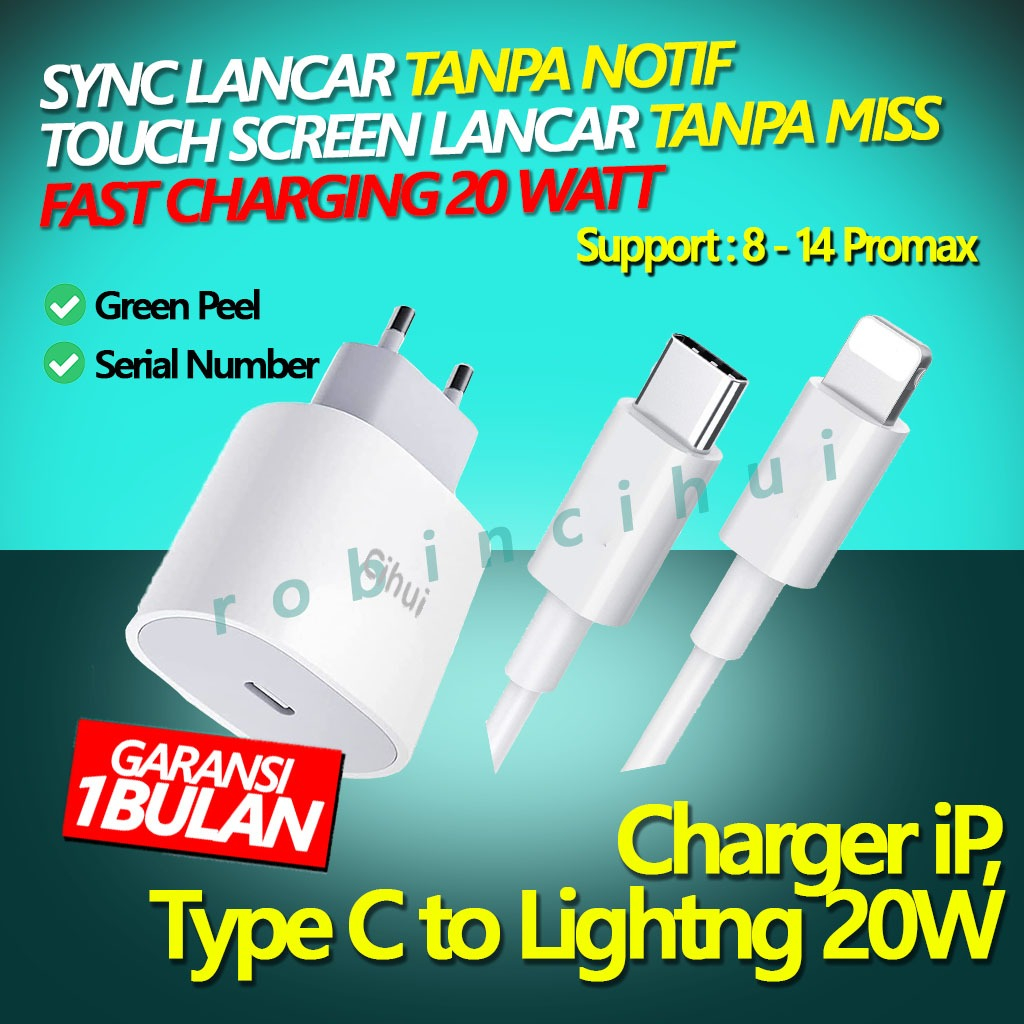 Jual Charger IP 20W Fast Charging by Cihui | Kabel IP | Kabel Data IP ...