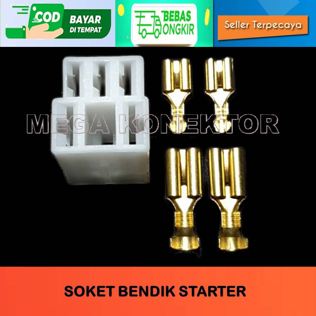 Jual Soket Bendik Relay Starter Universal Karisma Vario Beat Mio Socket ...