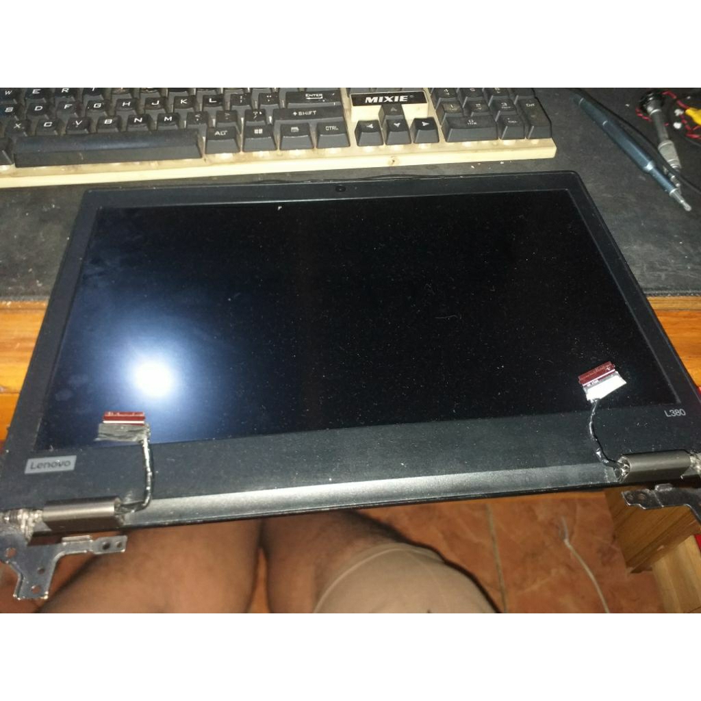 Jual lcd layar tc frame atas set lenovo l380 original | Shopee Indonesia