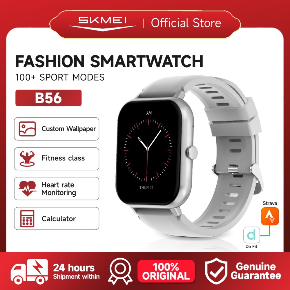 Jual Skmei B56 Smartwatch IP67 Waterproof /Jam Tangan Smartwatch Couple ...
