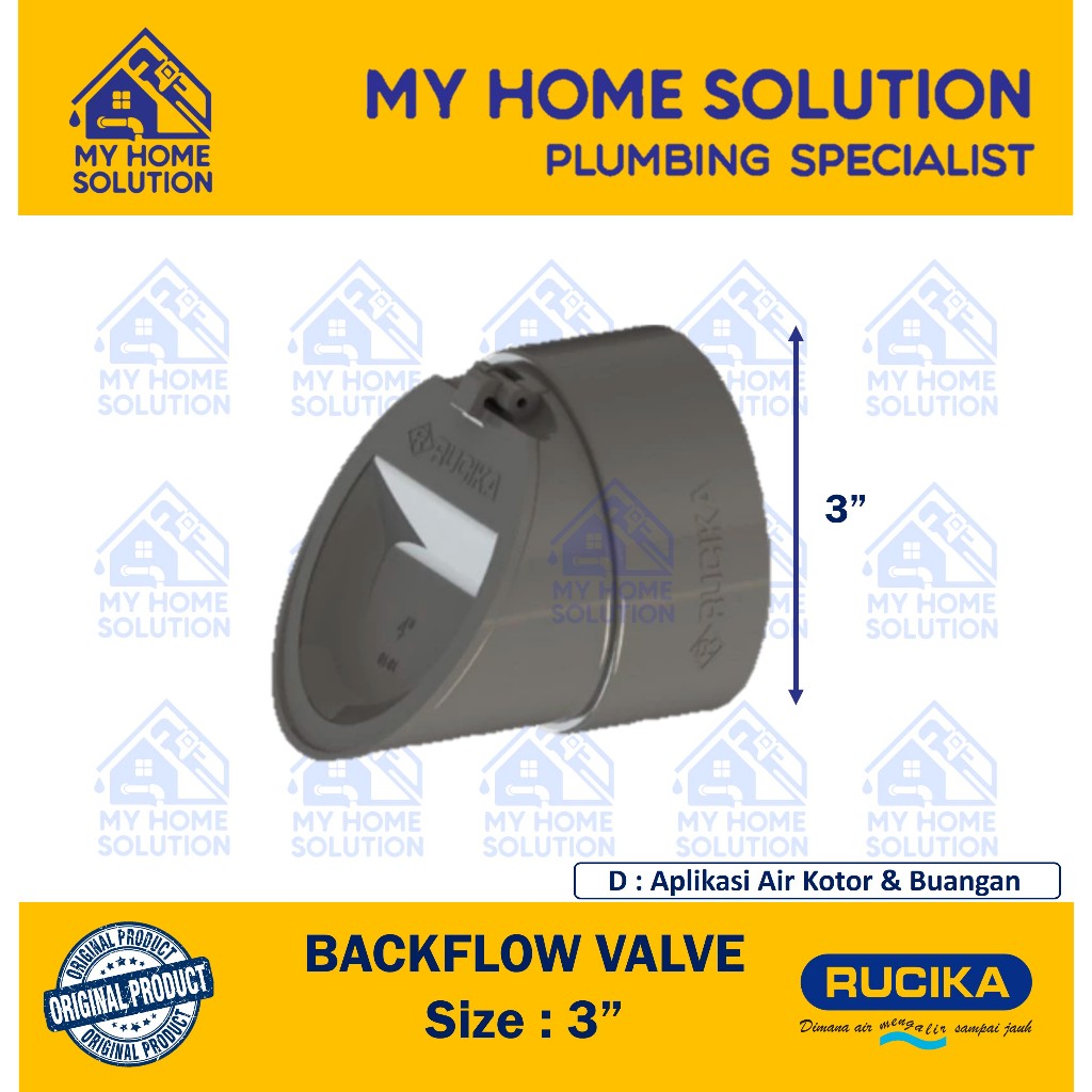 Jual BACKFLOW VALVE 3" RUCIKA Tipe D | Shopee Indonesia