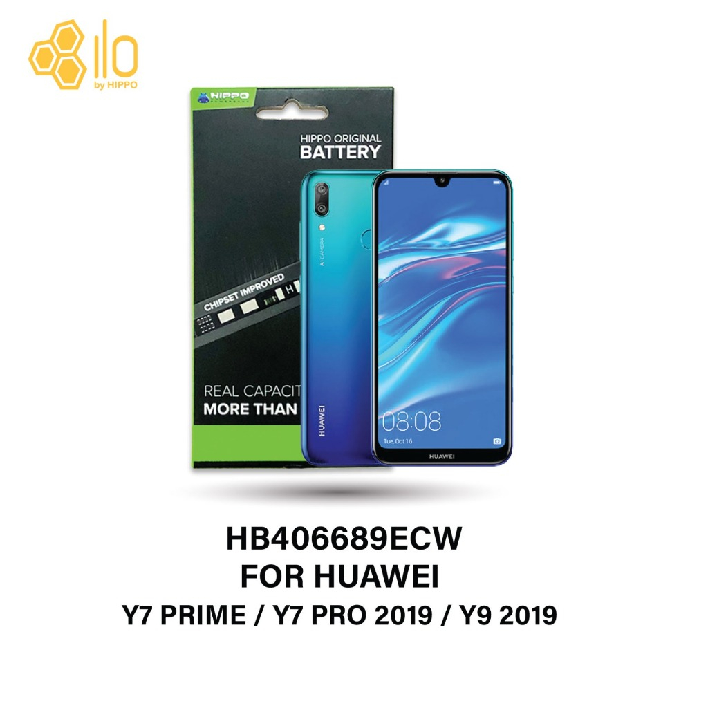 Jual Hippo Baterai HUAWEI HB406689ECW Y7 PRIME Y7 PRO 2019 Y9 2019 ...