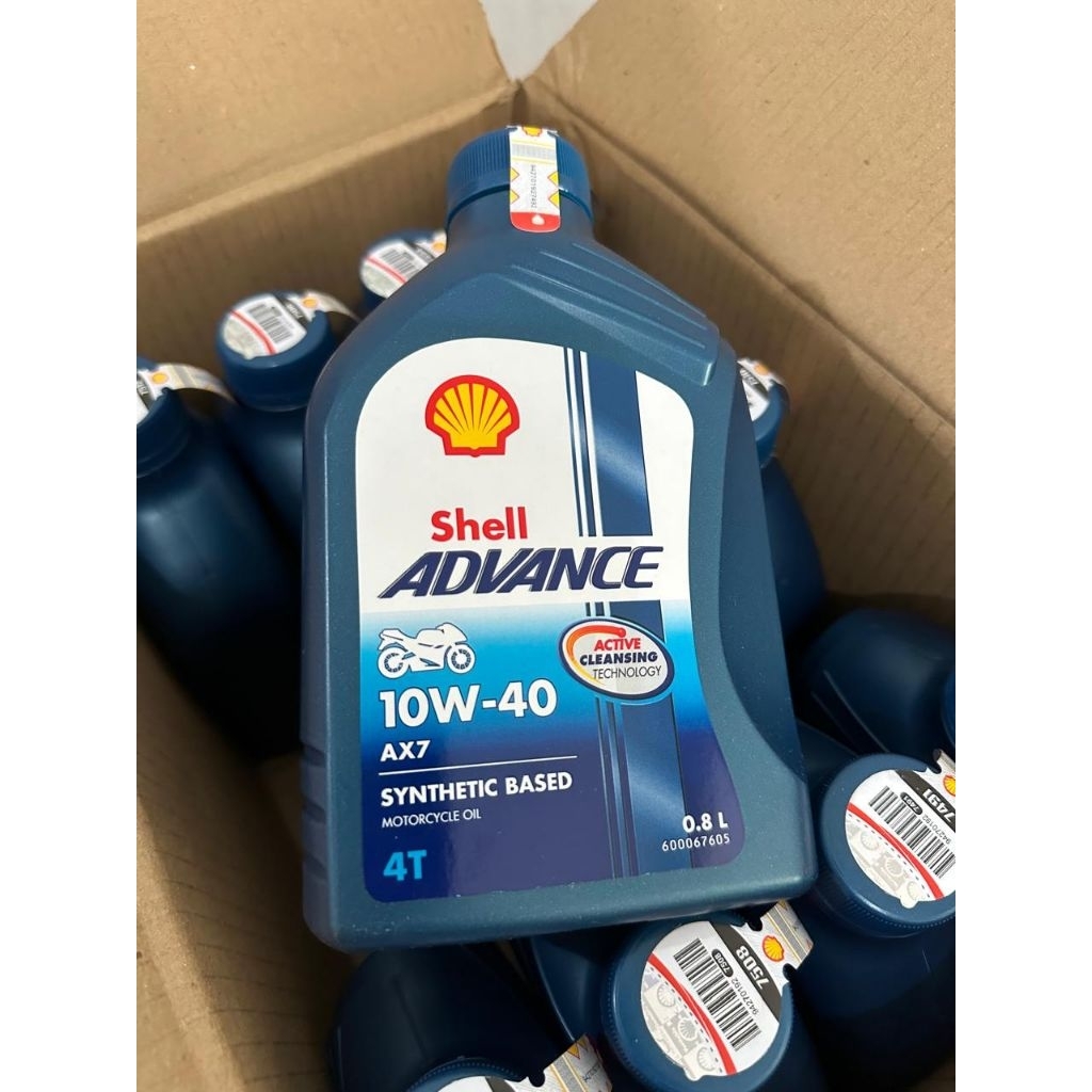 Jual Oli Motor Shell AX7 Synthetic Based 10W-40 isi 800ml | Shopee ...