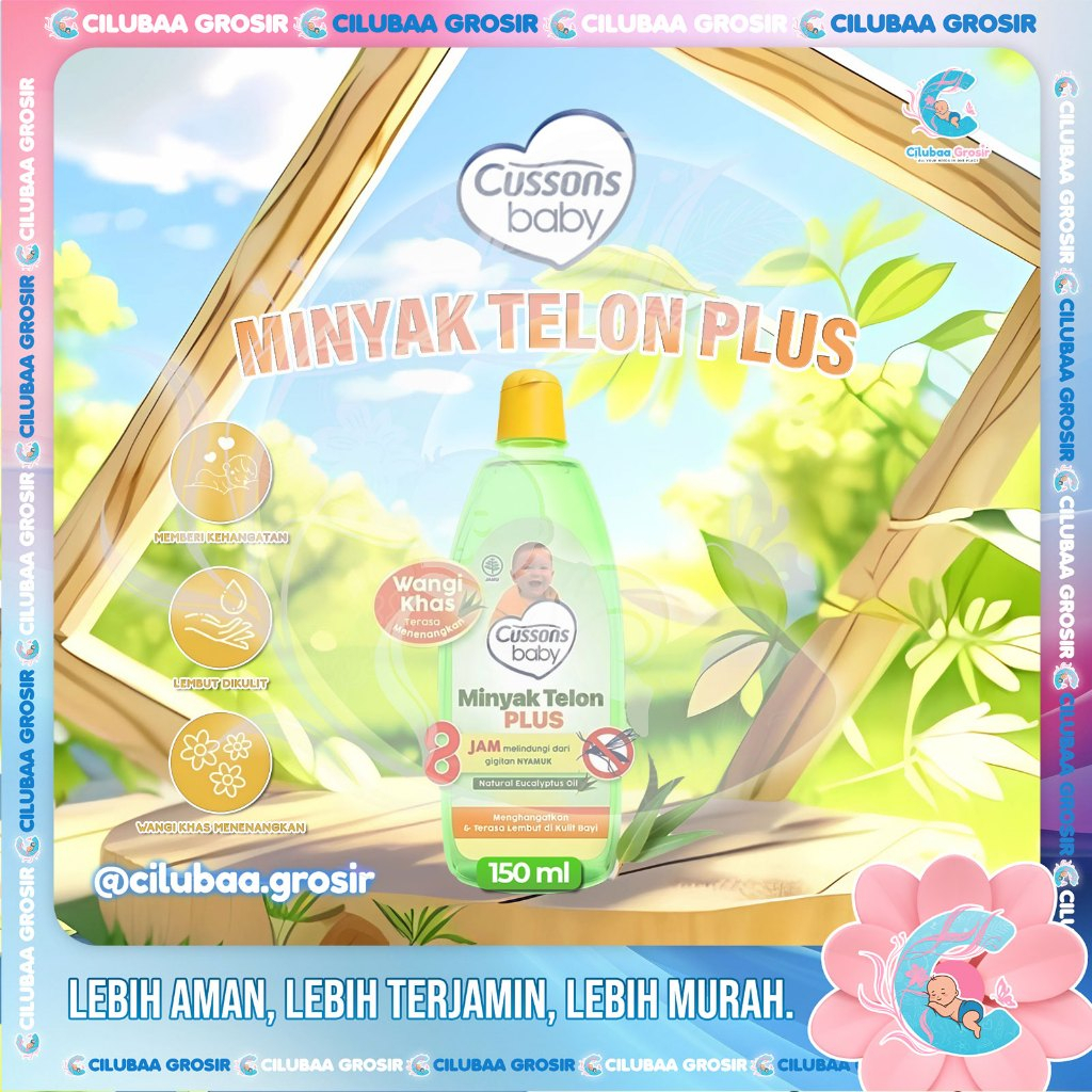 Jual CUSSONS BABY Minyak Telon Plus 150ml || Minyak Telon Bayi Cussons ...