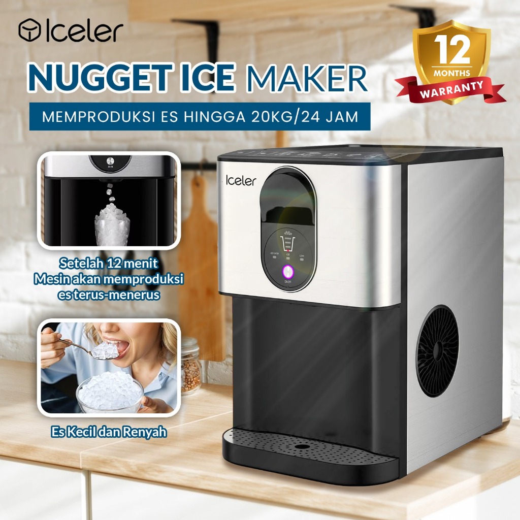 Jual Iceler Mesin Es Nugget Es Kecil Cocok Digigit Hasil Nugget Ice ...